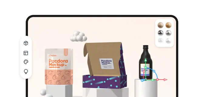 在线3D包装设计资源平台 - Pacdora